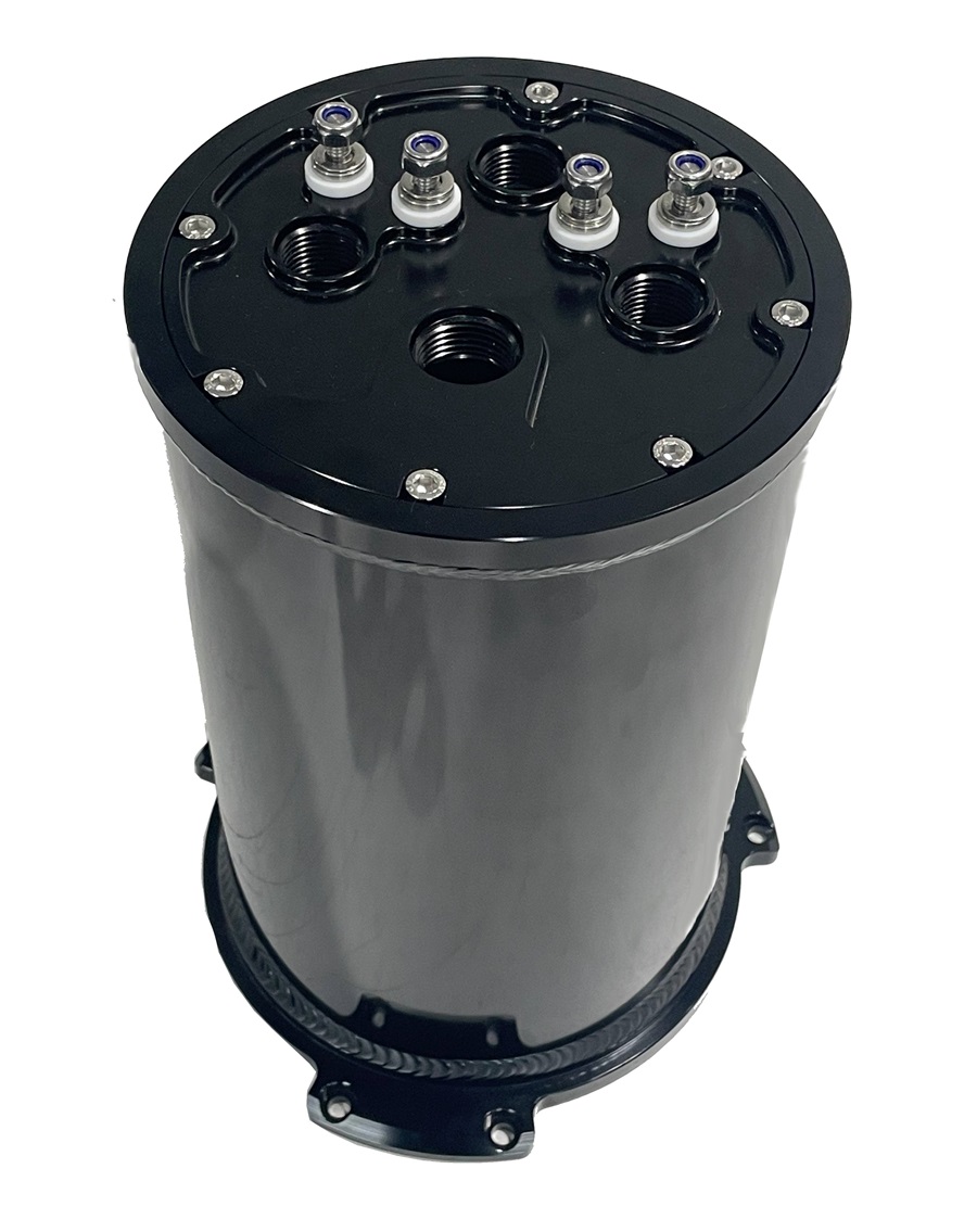 3.4L Twin Pump Billet Surge Tank — Sydney Performance & Parts